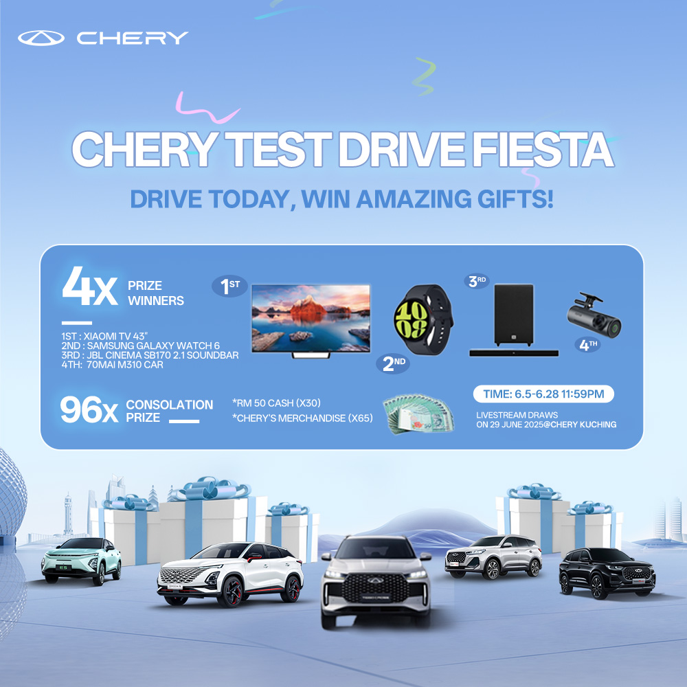 Chery Test Drive Fiesta - Chery Kuching by HMBC
